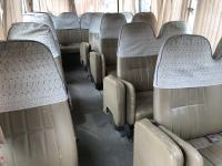 China 23-30 Passenger other color white brown golden for sale 1HZ Engine Diesel Mini bus Used Toyota Coaster Bus Grey  Color for sale