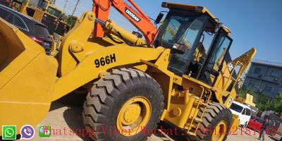 China 8825*2960*3590mm  23TON Weight Loader  286HP Engine Force  Used Caterpillar 966h Wheel Loader Good Condition for sale