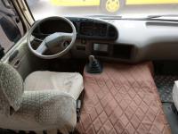 China Used Toyota Coaster Bus Brown Color Popular  Cheap Sale Gas/Petrol/Diesel Engine 30 Seater LHD Steering Position for sale