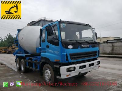 China Isuzu Used Concrete Mixer 7.4*2.5.4.3m LHD With Diesel Type 8CBM 10CBM 15TON for sale