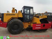 China 13000kg Weight  Good Condition Vibratory Compactor Yellow Color  Single Drum Used Road Roller CA301D for sale