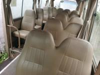 China Hot For Sale Golden Color Leather Seat Bus Second Hand Toyota Coaster 23-30passengers for sale