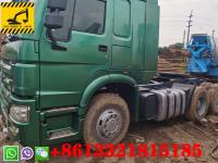China 420 HP Green Color HOWO 6*4 Wheel Used Tractor Trucks Manual Transmission Type for sale