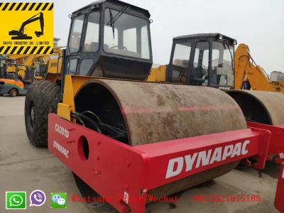China 13000kg Weight  Good Condition Vibratory Compactor Yellow Color  Single Drum Used Road Roller CA301D for sale
