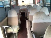 China In stock Brown Comfortable  Seats For Sale and White Color Bus Used Toyota Coaster Bus New Come for sale