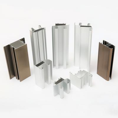 China 6061 T6 Aluminum Window Extrusion Profiles For Sliding Doors for sale