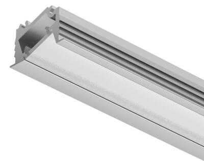 China Display LED Aluminium Profile For LED Strip Lights Recess Mounting for sale
