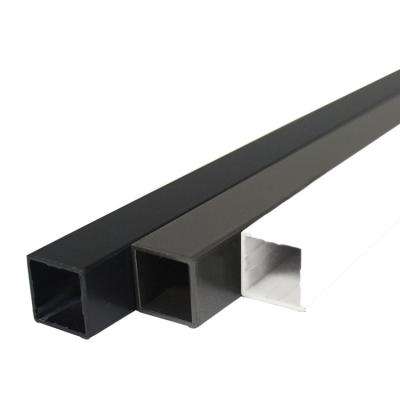 China Extruded Square Aluminium Tube Profiles Balustrades Railing Fittings for sale