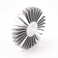 China Extruded Round Heat Sink Aluminum Profile Metal 6063 for sale