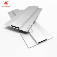 China Custom Flat Extrusion Aluminium Alloy Profile Anodizing For Channels 2mm for sale