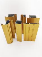 China Gold Anodizing Aluminum Windows Door Extrusion Profiles 1.3mm Thickness for sale