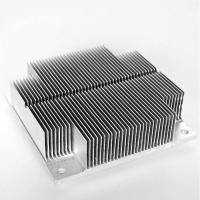 China Extruded Skived Processed Fin Heat Sink Aluminum Profiles With Cnc Punching Holes for sale