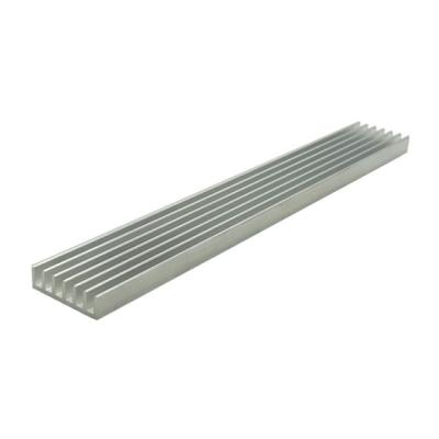 China 1.1mm Thick Heat Sink Aluminum Profiles Rectangular Chip Fins For Pc Computer for sale