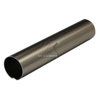 China Champagne Curtain Rod Material 6063 0.8 - 1.5mm Thickness Exquisite Grain for sale