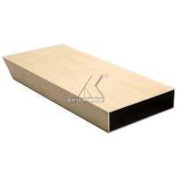 China White Extruded Aluminum Square Tube / Aluminum Extrusion Profiles Alloy Profile for sale