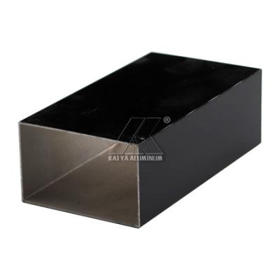China 6000 Series 6063 Standard Aluminium Profiles With Black Anodized Finished for sale