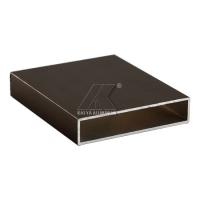 China Bronze Extruded Aluminum Profiles / Aluminium Extrusion Tube Anodized Tube for sale