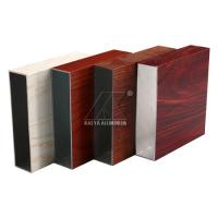 China High Intensity Square Alloy Aluminum Extrusion Profiles With Different Colors for sale
