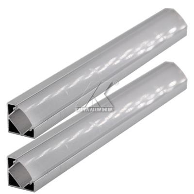 China 6063-T5 LED Aluminium Profile Transparent Cover Color Punching Processing for sale