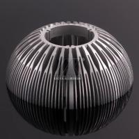 China Silver Professional Heat Sink Aluminum Profiles Round Shape Anodized Surface for sale