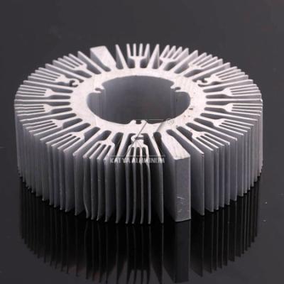 China Factory Profile Round Heat Sink , Extruded Aluminium Heat Sinks Good Anticorrosive for sale