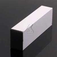 China White Powder Coated Aluminium Tube , Aluminum Extrusion Square Tube 6063 for sale