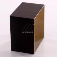 China Wood Grain Extrusion Aluminium Tube Profiles Deep Color T3-T8 For Windows for sale