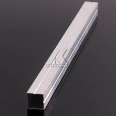 China CNC 6000 Series Aluminium Tube Profiles Silver High Precision Customize Length for sale