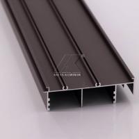 China ISO9001 Alloy Aluminum Window Extrusion Profiles Bronze Powder Coating for sale