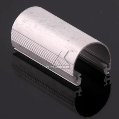 China 6063 Curtain Rod Material Mill Finish With Aluminum Extrusion Profile for sale