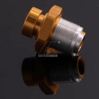 China High Hardness Brass Aluminium Profile CNC Deep Processing For Pipe Connections for sale