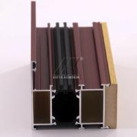 China OEM Aluminum Door Profile Easy Installation High Corrosion Resistance Sound Insulation for sale
