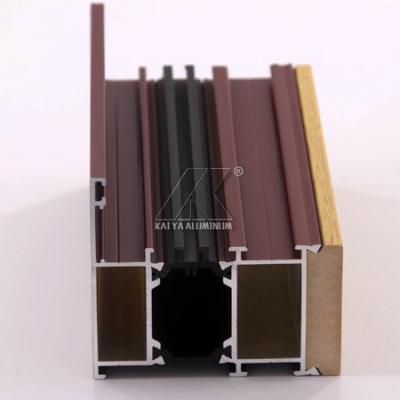 China OEM Aluminum Door Profile Easy Installation High Corrosion Resistance Sound Insulation for sale