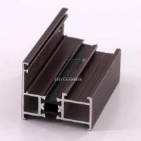 China ISO 9000 Aluminum Door Profile T3 - T8 Temper Little Deformation Heat Insulation for sale