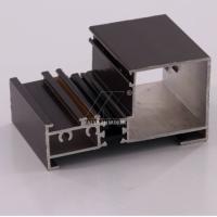 China Wood Grain Aluminum Extrusion Profiles , Aluminium Door Frame T5 High Precision for sale