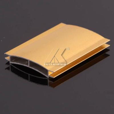 China 6000 Grade Roller Shutter Door Slats , Aluminum Profile Extrusions Gold Anodized for sale