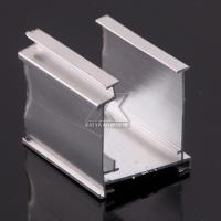 China Natural Silver Metal Fence Frame , Aluminium Furniture Profiles For Fence for sale