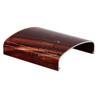 China CQC 6063 Aluminium Trim Profiles Powder Coating Wood Grain 0.8mm - 1.5mm Thickness for sale