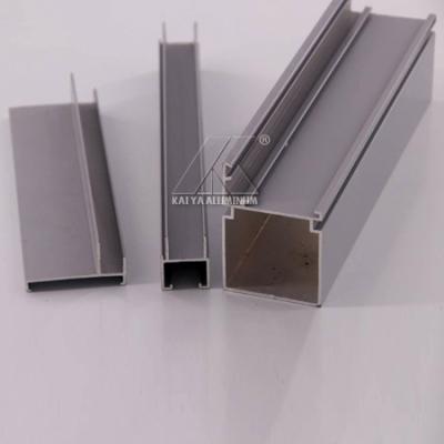 China CQC Aluminum Window Extrusion Profiles Natural Silver 6063 T5 Mill Finish for sale