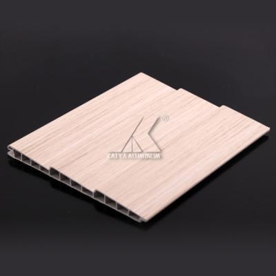 China Wood Grain Wardrobe Aluminium Profile Plywood Material Brightly Colored for sale