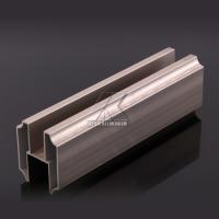 China Champagne Frame Aluminum Material , Extruded Aluminium Profiles Non Deformation for sale