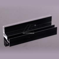 China Black Anodized 6063 For Flexibly Frame Cabinet/ Kitchen Aluminum Profile for sale