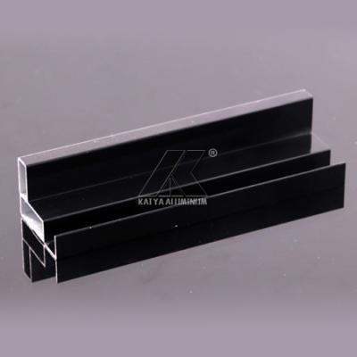 China Black Anodized 6063 For Flexibly Frame Cabinet/ Kitchen Aluminum Profile for sale