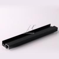 China Black Alloy OEM Customize Size, Length Extrusted Material For Cabinet , Wardrobe for sale