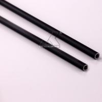 China OEM Round Square Tube For Decoration Anodized Black Aluminum Material Profile for sale