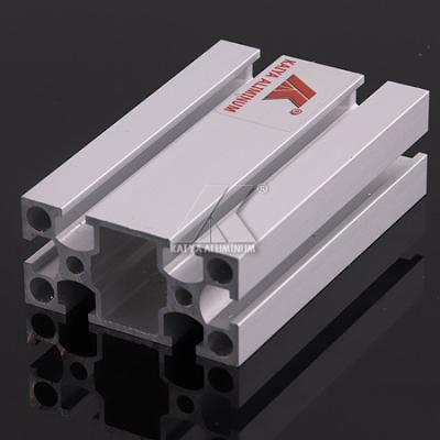 China T6 Temper Sand Blasting Aluminium , T Slot Profile 20x40mm Anodized Finish for sale