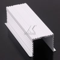 China 16*19 LED Aluminium Profile White Powder Coating 6063 Material Accurate Size for sale
