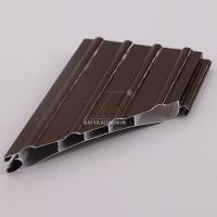 China Bronze Roller Shutter Aluminium Profile Electrophoresis Surface Treatment for sale