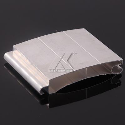China Bright Silver Roller Shutter Profiles Low Weight Alloy Material Mill Finish for sale