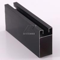 China OEM Black 0.8mm Thickness RoHS Standard  Aluminum Window Frame Profile for sale